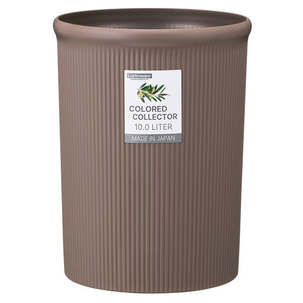 【商品名】 岩崎工業 カラードコレクター M トープ L-1061 WH 【ジャンル・特徴】 ダストボックス くずかご ゴミ箱 ゴミ入れ 丸型 リビング