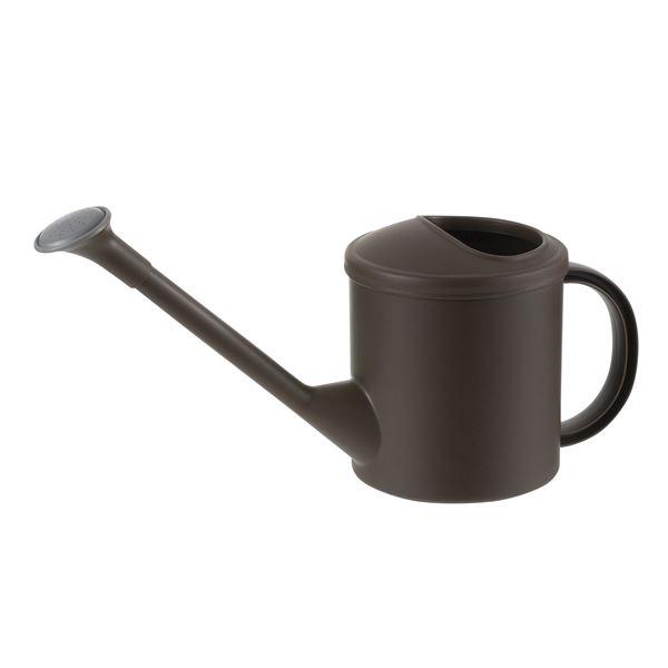 【商品名】 【2個セット】 リッチェル ミニじょうろN 1.5L ブラウン 1-70332 【ジャンル・特徴】 シンプル ベランダ菜園 家庭菜園 ガーデニング 無地 水やり