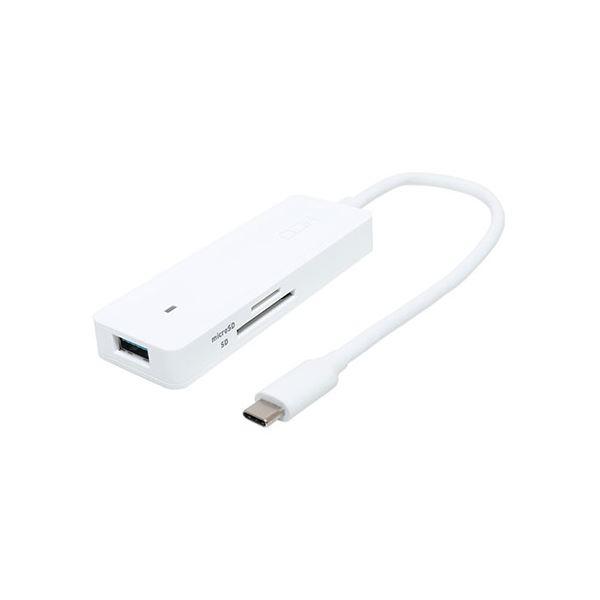 【商品名】 MCO USB3.2 Gen2ハブ Type-C ホワイト USH-10G2C／WH 【ジャンル・特徴】 高速データ伝送が可能な10Gbps対応 [ USH-10G2C/WH ]