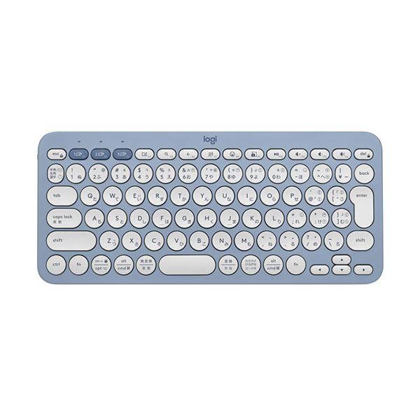 【商品名】 ロジクール PEBBLE KEYS 2 K380S Bluetoothキーボード ブルー K380sBL 【ジャンル・特徴】 カスタマイズ可能なキーを搭載した、キーボード [ K380sBL ]