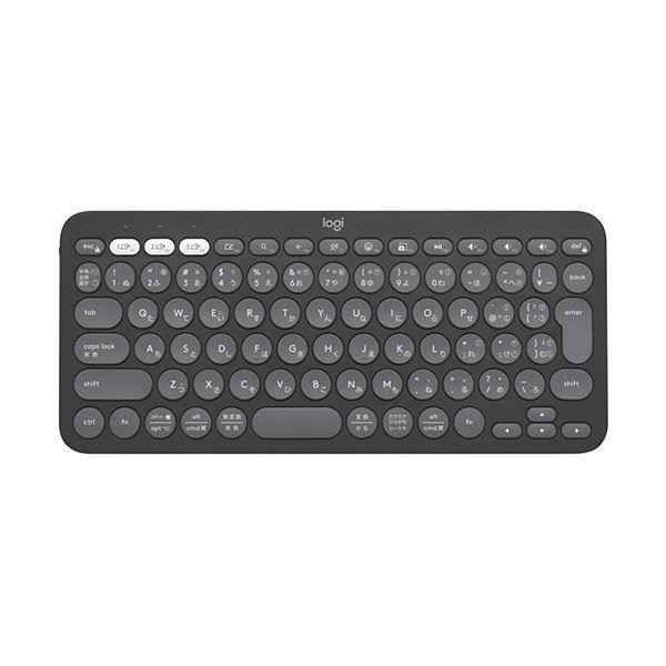 【商品名】 ロジクール PEBBLE KEYS 2 K380S Bluetoothキーボード グラファイト K380sGR 【ジャンル・特徴】 カスタマイズ可能なキーを搭載した、キーボード [ K380sGR ]