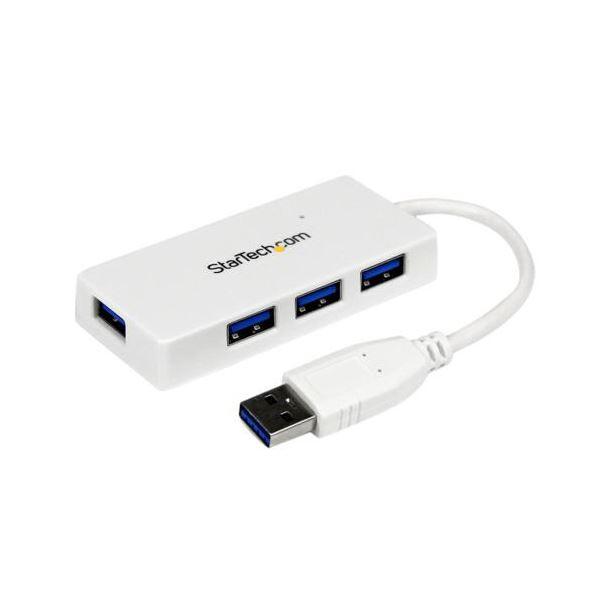 【商品名】 StarTech.com 4ポート USB3.0ハブ ホワイト ST4300MINU3W 1個