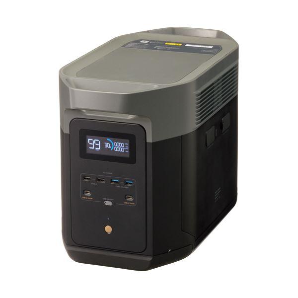 【商品名】 エコフローポータブル電源 DELTA 2 MAX 2048Wh EFDELTA2MAX-JP 1台