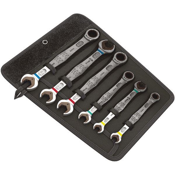 【商品名】 WERA ヴェラ 6本組コンビネーションラチェットレンチ セット ラチェットレンチ 10・13・17・19mm 両口スパナ：10×13・17×19mm 020022 【ジャンル・特徴】 wera コンビネーションラチェットレンチ...