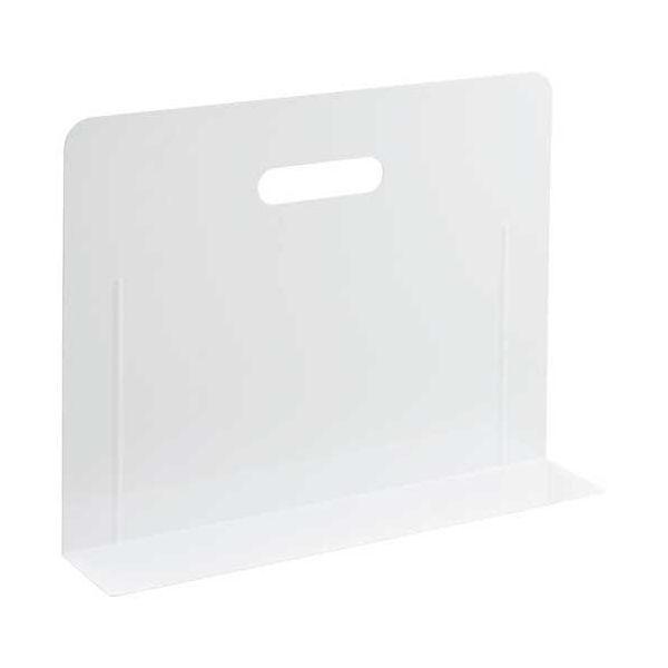 【商品名】 ブックエンドスーパーワイドA-7353-0白  [ A-7353-0 ]