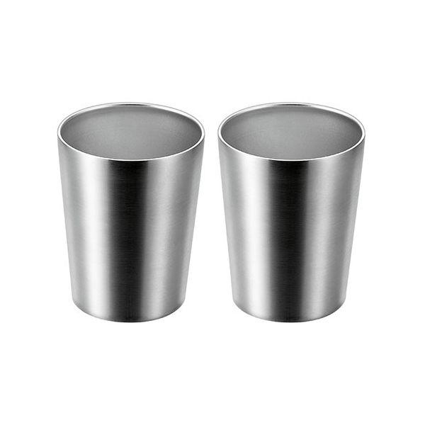 【商品名】 よこやま ニューラフィネス ステンレス二重タンブラー280ml 2個セット バツグンの保冷力・温かい飲み物も冷めにくい NLFT-300 【ジャンル・特徴】 断熱二重構造で冷たさ長持ち! [ NLFT-300 ]