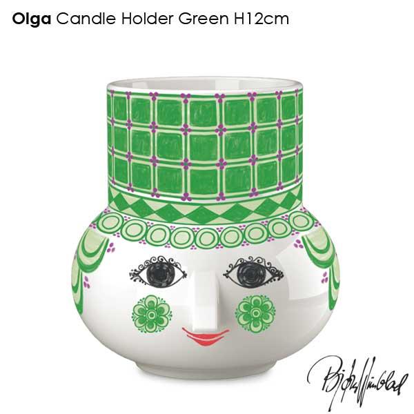 ビヨン・ヴィンブラッドのオルガ・キャンドルホルダーは、北欧デンマークの魅力を詰め込んだ美しいアイテムです。鮮やかなグリーンカラーが光を受けて輝き、どんなインテリアにも華やかさと温かみを添えます。■商品名：OLGA Candleholder(...