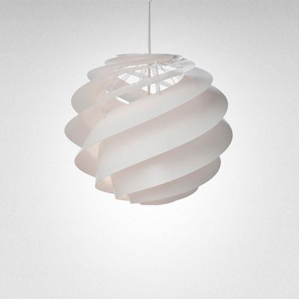 Swirl(スワール）・渦をイメージしたスタイリッシュなペンダントライト■商品名：1313S/スワール・スモールサイズ■カラー：ホワイト■ブランド：LE　KLINT（レクリント）■デザイナー：Oivind Alexandr Slaatto(...