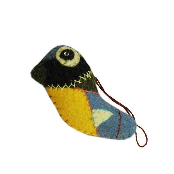 手作り感がとても可愛いフエルト素材のオーナメントです。カラー：写真参照寸法：約 128×65×D30mm材質：フエルト