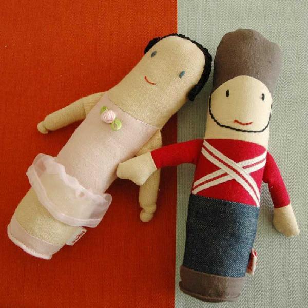 Bllerina Rattle &amp; Sodier Rattleガラガラのおもちゃ■商品名：Bllerina Rattle(バレリーナのガラガラ） &amp;amp; Sodier Rattle(兵隊のガラガラ）■寸法:W40mm x...