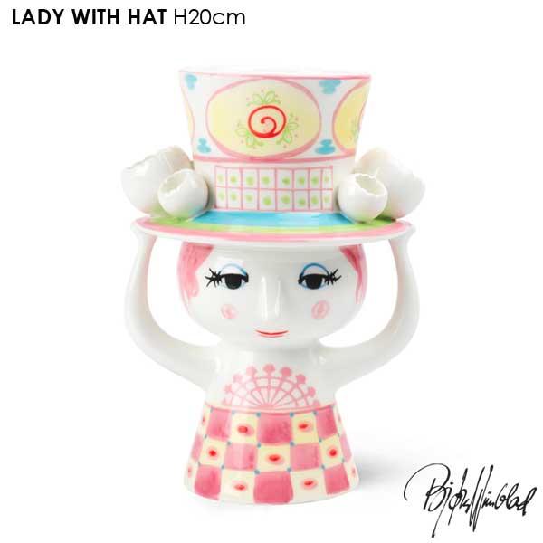 Bj&amp;#248;rnWiinblad(ビヨン・ヴィンブラッド）の「LADY WITH HAT(帽子をかぶった女性）」シリーズは彼のアーカイブにある女性の形をした様々な陶芸作品からインスピレーションを受けて現代的解釈で製作されたシリー...