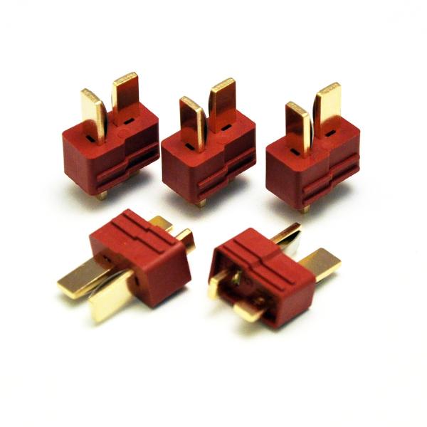 T型ウルトラプラグ オス5個セット（グリップ付き）