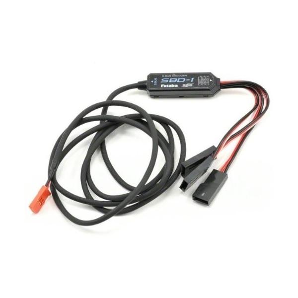 通常のサーボを使用する場合にSBC-1でチャンネル設定を行って使用します。