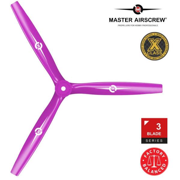 ●高性能でスケール感もある電動用／グローエンジン用どちらにも使える3枚ペラです。●バランスの精度が高く、ピッチが適正で、低回転でも高い推力が得られます。●強度と耐久性にすぐれたグラスファイバー強化複合素材で製造されています。