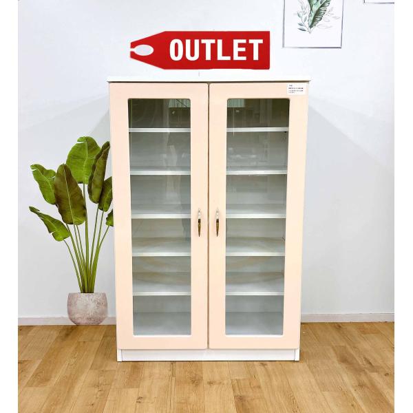 新でもアウトレット粗品2列5段 キャビネット種類...キャビネット・タンス特徴...完成品■商品説明　扉の内側は棚板を調節できる可動棚タイプ。■サイズ】W80xD400xH1220mm■強化紙仕様■カラー：ピンク（PINK）■梱包才数：15...