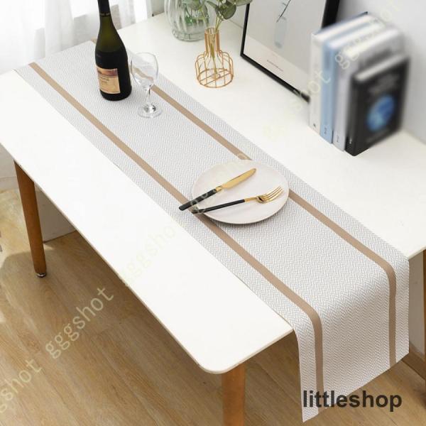 ★テーブルクロス ホテル レストランをインテリアの一つとして、シンプルで明るいお部屋を彩ります。こたつの天板?卓上にも最適！簡単に洗浄。★敷くだけで明るい雰囲気になり、食卓が華やかに！急なお客様とのお食事会でも、さっと敷くだけでお洒落なキッ...