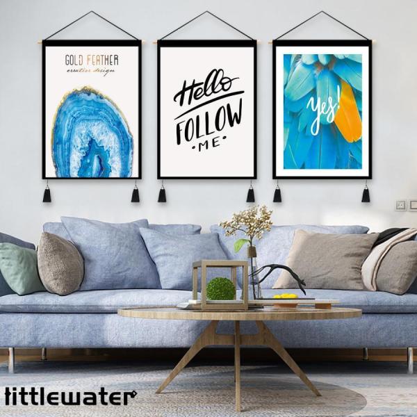 水性・耐光性にすぐれたタペストリー飾るだけで空間をオシャレに演出します。サイズ：67ｃｍ*47ｃｍ×3枚セット