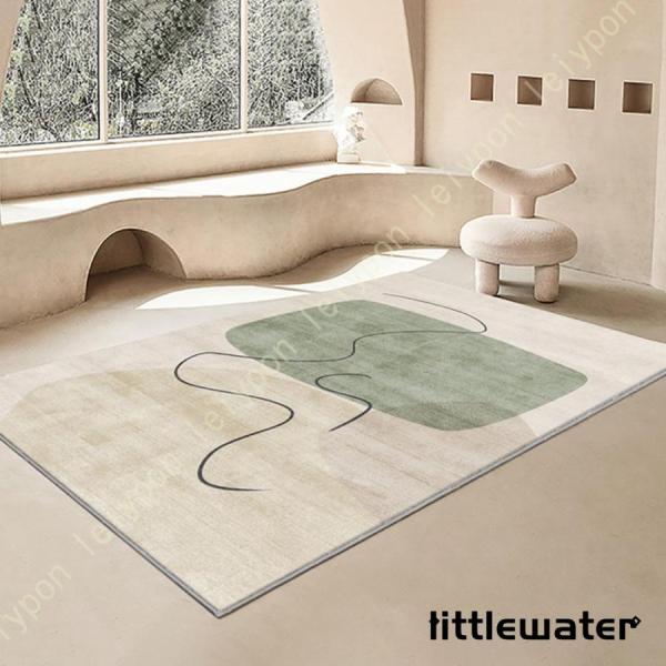 ☆厚み：☆約6mm    弊社は、お客様の夢見ていた快適な生活を実現しようと努力しています。お部屋に快適な大きさのカーペットを選びましょう。★オシャレありのシンプル幾何学柄デザイン★柔らかい肌触り生地♪丈夫で長持ち★丸洗いOK、お手入れ簡単...