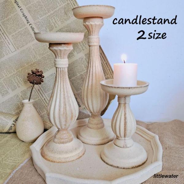 木製の特別な雰囲気を醸し出し、上品にスタイリッシュなキャンドルスタンドです。キャンドルスタンドとしては、もちろん。オブジェとしてもお部屋のアクセントになります。【サイズについて】画像をご参照ください。【素材について】木製【カラーについて】生...