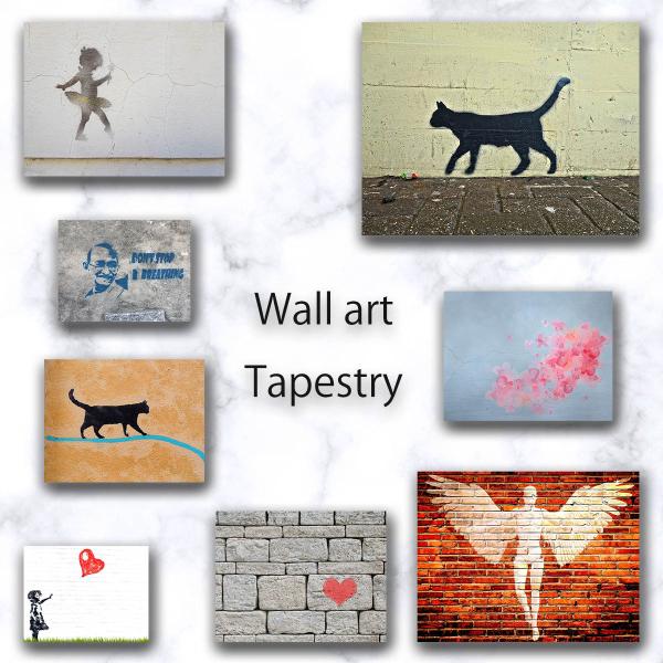 ●飾り付けるだけでお部屋の雰囲気をガラっと変えるウォールアートデザインのタペストリーです。●【サイズ】約73×95cm 【素材】ポリエステル 【付属品】フック付き (クリップ 留め具)●デザインを変えるだけで雰囲気の違うお部屋に。不要不急の...