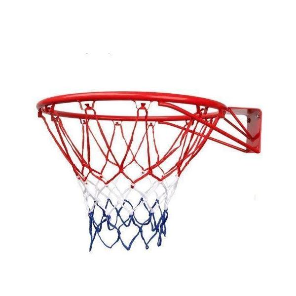 リング直径45cmで、バスケットボール7号球対応。ボールリングはスチール製で、しっかりして変形の心配がなく、遠慮無く心地よく遊びます。4本のフレーム支えて、普通のより安定しています。ネット取り付け簡単、はずれにくいです。ボルト4本付、取り付...