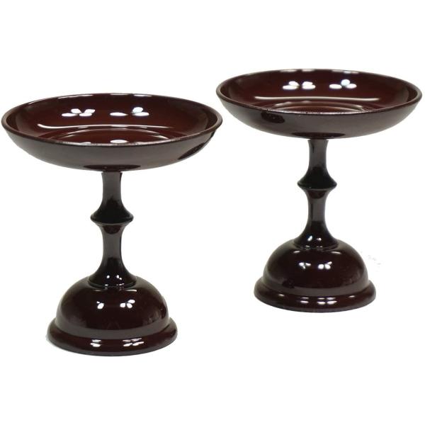 高月（たかつき）ご先祖様へのお供え物にお使いください写真は使用例、白紙と菓子は付属しません２本１対での価格となります４．０寸外径（A）12.0cm高さ（B）12.4cm底径（C）7.2cmABS樹脂アクリロニトリル (Acrylonitri...