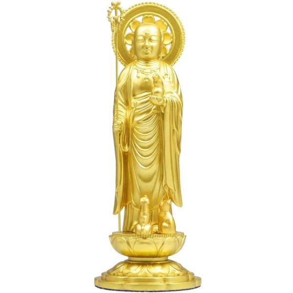 ＊商品説明＊ペット地蔵　こだまペット供養仏＊材質・仕様＊合金製金色＊サイズ・寸法表＊総高　16.0cm身丈　10.8cm横幅　5.5cm奥行　5.5cm※送料について●弊社指定便元払いのみ送料込み金額となります●その他商品同梱の際は別途宅配...