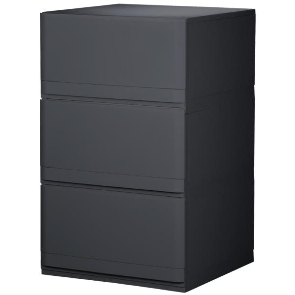 【発売日：2019年09月17日】【商品サイズ】約幅52×奥行53.1×高さ86cm【引出し内寸】約幅45.8×奥行48.1×高さ23.7cm【商品重量】約7.44kg【付属品】滑り止め：２個、ジョイントパーツ：２個【材質】ポリプロピレン　...