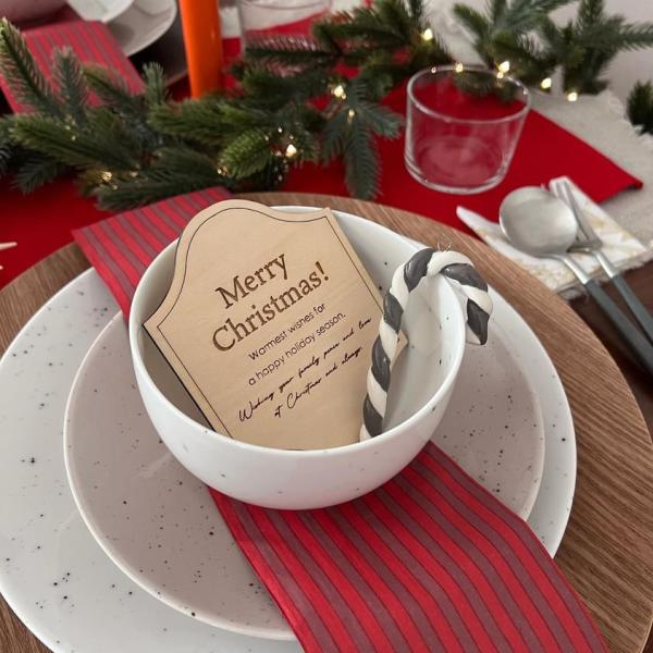 【重要】こちらは１枚ずつの販売となります。Flame、Circle、Hexagonの３種類ありますのでオプションから選択してご購入ください。クリスマスのテーブルコーデにも是非。Merry Christmas!（メリークリスマス！）Warme...