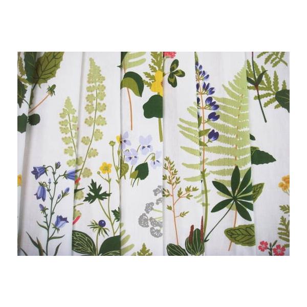 優しい色彩の草花が心地いい空間！ボロスの生地を使ったセミオーダーカーテンです！■Boras ボロス Fagringstor　ファグリングストール・ 綿100％・ セミ・オーダーカーテン■サイズ：Ｗ（幅）２７４ｃｍ×Ｈ（高さ）は２１０ｃｍまで...