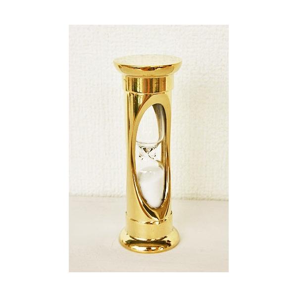 【メーカー直送品：宅配便発送（代引× 同梱× ラッピング× 対応不可）】北イタリアの真鍮細工の有名工房から直輸入された砂時計です。素材はブラスで、渋めのゴールドが印象的。本体はクラシカルで伝統的なデザインで、大変コンパクト。表示はおおよそ3...