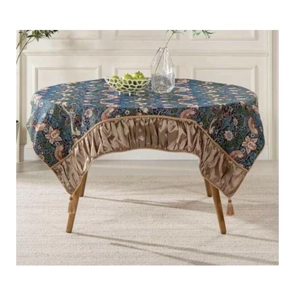 （説明文より一部抜粋）アメリカのインテリアブランドでもあり、女性デザイナー「JENNIFER TAYLOR（ジェニファーテイラー）」のお洒落なマルチカバーです。テーブルクロスやベッドカバー、ソファカバーなど、様々なインテリアシーンで活躍して...