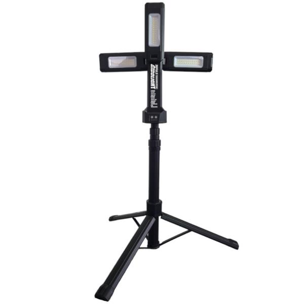 ★当店営業時間:平日9時〜17時★お客様の品番間違い、サイズ間違いによる返品・交換はお受け出来ません★ご注文金額3,980円(税込)以上は送料無料（沖縄、離島は送料1,500円）変幻自在の３灯式LEDライトです。明るさ3段階切り替え／白色⇔...