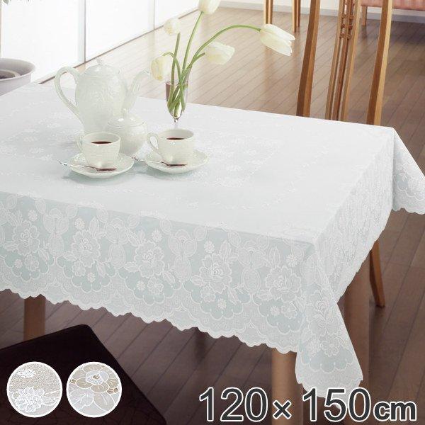 サイズ/約横150×縦120cm内容量/1枚材質/塩化ビニル樹脂裏面：塩ビフィルム貼り種類/ブレンダ、ハーベスト生産国/インドネシア製耐熱温度/60度●繊細なレースが印象的なテーブルクロスです。●敷くだけでいつものダイニングの雰囲気を上品に...