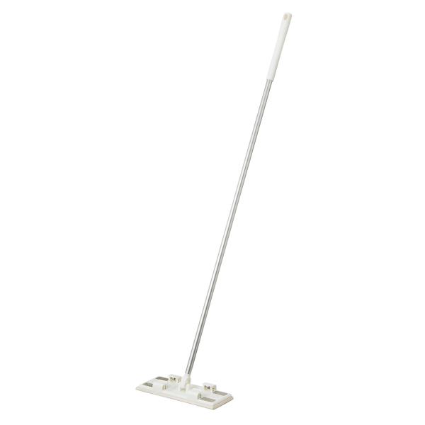 サイズ/約幅25×奥行10×高さ110cm内容量/1本付属品：マイクロファイバークロス1枚材質/柄：アルミニウム合金・ABＳ樹脂・ポリプロピレンヘッド：ABＳ樹脂・EＶA樹脂クッション/発泡EＶA樹脂クロス/ポリエステル・ナイロン●お掃除シ...