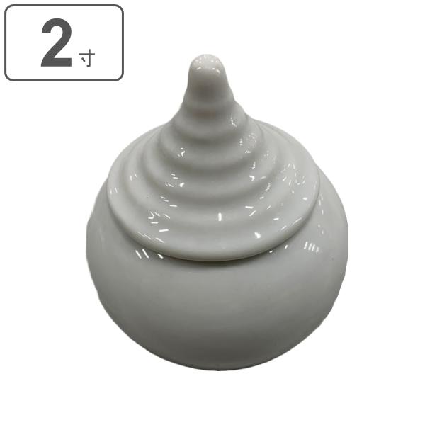サイズ/約高さ6.4cm直径：約5.5cm重量/約70g内容量/1個材質/陶磁器生産国/日本製●2寸の水玉です。●お水を入れてお供えします。●朝の一番初めの水をお供えするのが良いでしょう。●お供えするときには、ふたを取っておきます。祀り 祀...