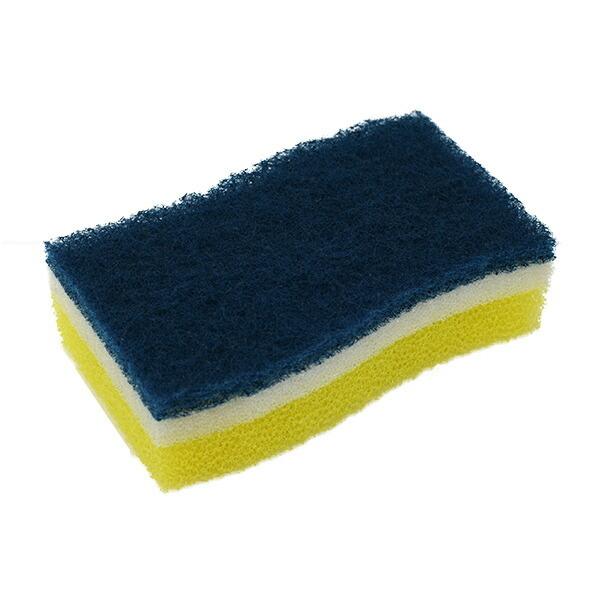 サイズ/約横7.1×縦11.5cm厚さ：約3.5cm重量/約11.8g内容量/1個材質/66ナイロン不織布（研磨材付）ポリウレタンフォーム生産国/日本製●研磨材付きのキッチンスポンジです。●鉄製の鍋やフライパン、魚焼き網などについたコゲや頑...