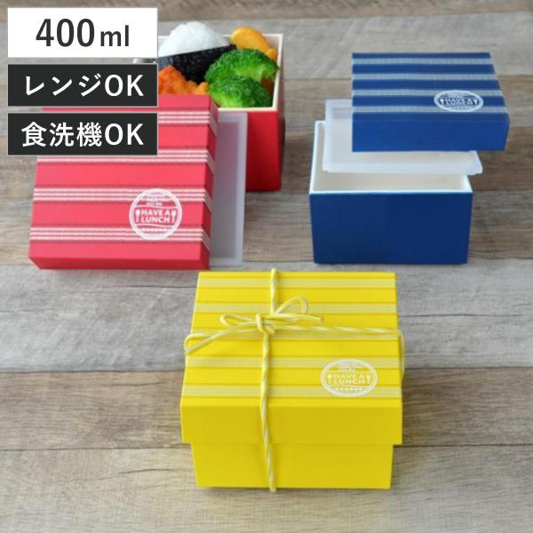 サイズ/約幅10.5×奥行10.5×高さ6.1cm容量/約400ml内容量/1個材質/上フタ・本体：飽和ポリエステル樹脂、ABS樹脂中フタ：ポリエチレン種類/レッド、イエロー、ネイビー生産国/日本製食器洗い乾燥機/使用可能電子レンジ/ふたを...