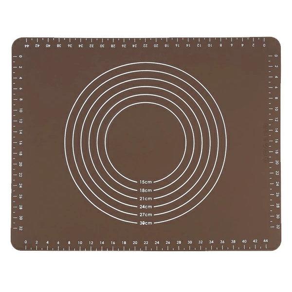 サイズ/約幅50×奥行40×高さ0.1cm重量/約246g内容量/1枚材質/シリコーンゴム生産国/中国製耐熱温度/230度耐冷温度/-20度●裏面がシリコーン製なので、テーブルや作業台などに吸着します。●ズレにくく、生地をこねたり、伸ばした...