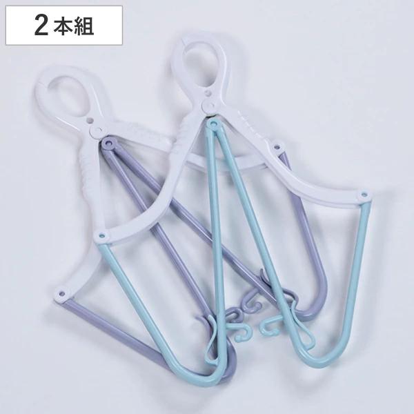 サイズ/約幅40×奥行1×高さ26cm重量/約65g内容量/同色2本組材質/本体：ポリプロピレンバネ：鋼線生産国/日本製●ハンガーを竿に掛けたままシャツが掛けられ、襟元を無理に伸ばす事なく干すことができます。●コンパクトにたためるので、収納...