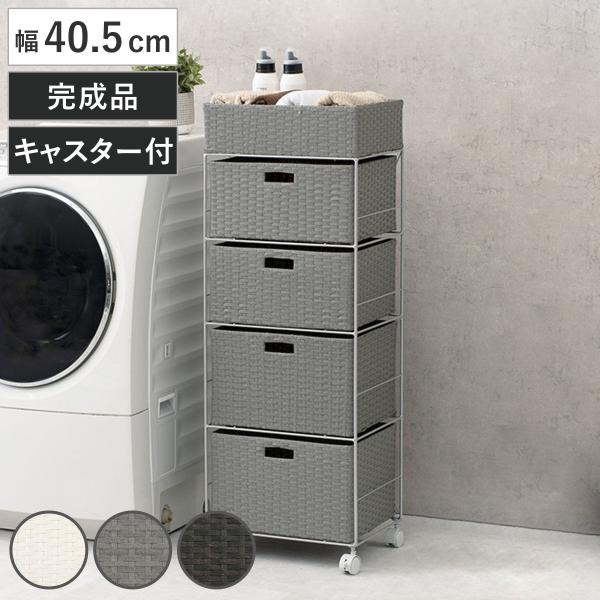 サイズ/約幅40.5×奥行30.5×高さ109.5cm内容量/1台付属品：キャスター、スパナ1本材質/主材：スチール張地：ポリエチレン種類/ホワイト、ダークブラウン、グレー生産国/ベトナム製引き出し段数/4段キャスター/付き組立状態/完成品...