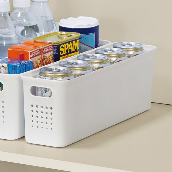 サイズ/約幅9.5×奥行36×高さ12cm内容量/1個材質/ポリエチレン生産国/マレーシア製●キッチン・パントリーのための収納ケース●パントリーを整えて、使いやすく●使いやすさを考えたサイズ展開●中段での使用に最適な「シューノ・S」●中がほ...