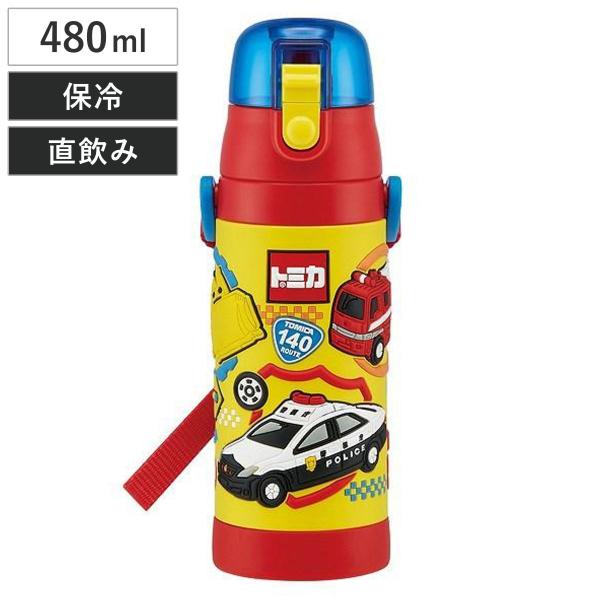 サイズ/約高さ23.8cm直径：約7.6cm重量/約380g容量/約480ml内容量/1個（本体、ネームプレート）材質/内びん・胴部・口がね：ステンレス胴胴部カバー：ポリ塩化ビニル樹脂キャップ：飽和ポリエステル樹脂蓋・ジョイント・ベルト：ポ...