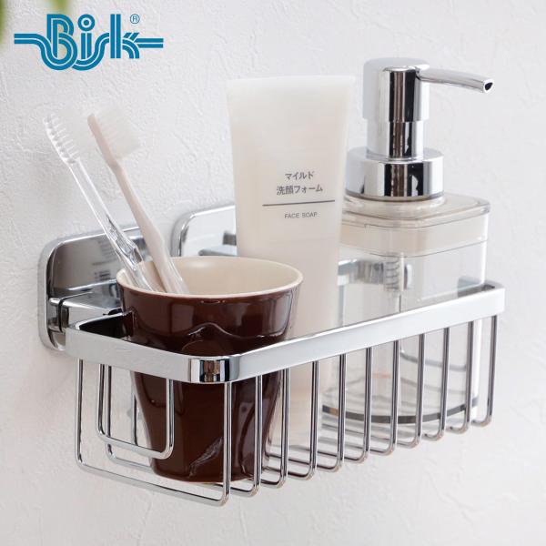 サイズ/約幅21×奥行12.5×高さ9.5cm重量/約608g内容量/1個付属品：アンカープラグ（汎用/石膏ボード用）、取付ネジ、3M社製両面テープ、六角レンチ材質/ZnAlステンレス合金（クロムコーティング仕上げ）生産国/中国製●BISK...