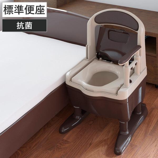 サイズ/約幅49.5×奥行60×高さ73〜85cm重量/約10.9kg内容量/1台材質/本体：ポリプロピレンひじ掛け、脚部：ABS樹脂クッション部：EVA樹脂脚ゴム：エラストマー種類/ブラウン、ベージュ生産国/日本製組立状態/お客様組立品●...