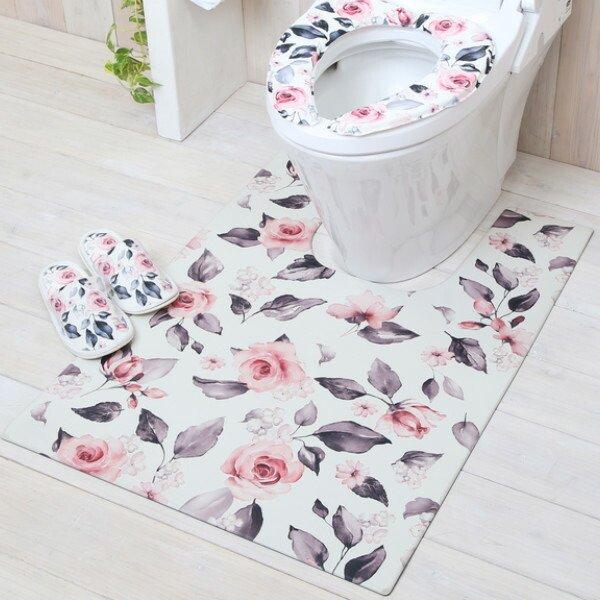 簡単にお手入れすることが出来るトイレマットです。PVC素材なので汚れてもサッと拭くだけで簡単にお手入れをすることが出来ます。水に強く、抗菌防臭、防カビの高性能マットなので安心してお使いいただけます。広めのトイレ空間に嬉しい超ロングサイズです...