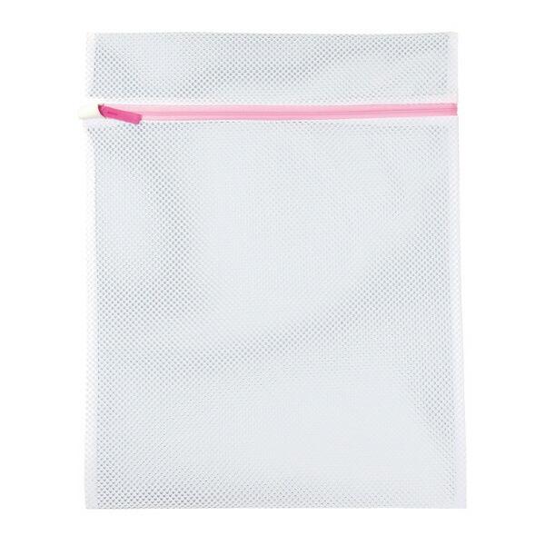 サイズ/約幅40×高さ50cm重量/約60g内容量/1枚材質/ネット：ポリエステル生産国/カンボジア製乾燥機/対応●洗濯物のからみを防ぎ、型崩れや毛羽立ちをおさえる洗濯ネットです。●網目が粗いので、水をよく通しながら生地を傷めずシワを防いで...