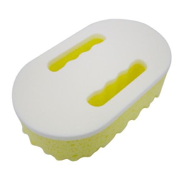 サイズ/約幅23×奥行13.5×高さ6.5cm重量/約4.6kg内容量/1個●グリップ付きの握って洗える浴槽洗いのスポンジです。●ソフトな泡立ちのよい海綿状のスポンジを使用しています。●たっぷり泡立つスポンジなので、大型浴槽も素早く洗えます...