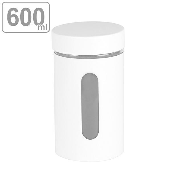 食材の収納に便利な小窓が付いたガラス製のキャニスター（600ml）です。小窓から中身が見えるためどこにしまっていたかがわかりやすく、残量も一目で確認できるので買い忘れを防ぎます。シリーズは4サイズで展開されており、同じシリーズで色味を統一す...