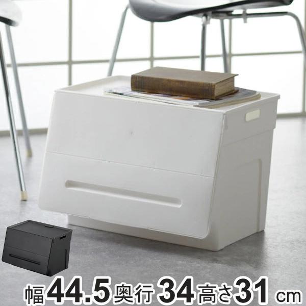 サイズ/約幅44.5×奥行34×高さ31cm重量/約1070g内容量/1個付属品：バー材質/ポリプロピレン種類/ホワイト、ブラック生産国/日本製キャスター/別売り耐荷重/約4kg積み重ね使用時耐荷重/3段まで天板耐荷重/2kg以内組立状態/...